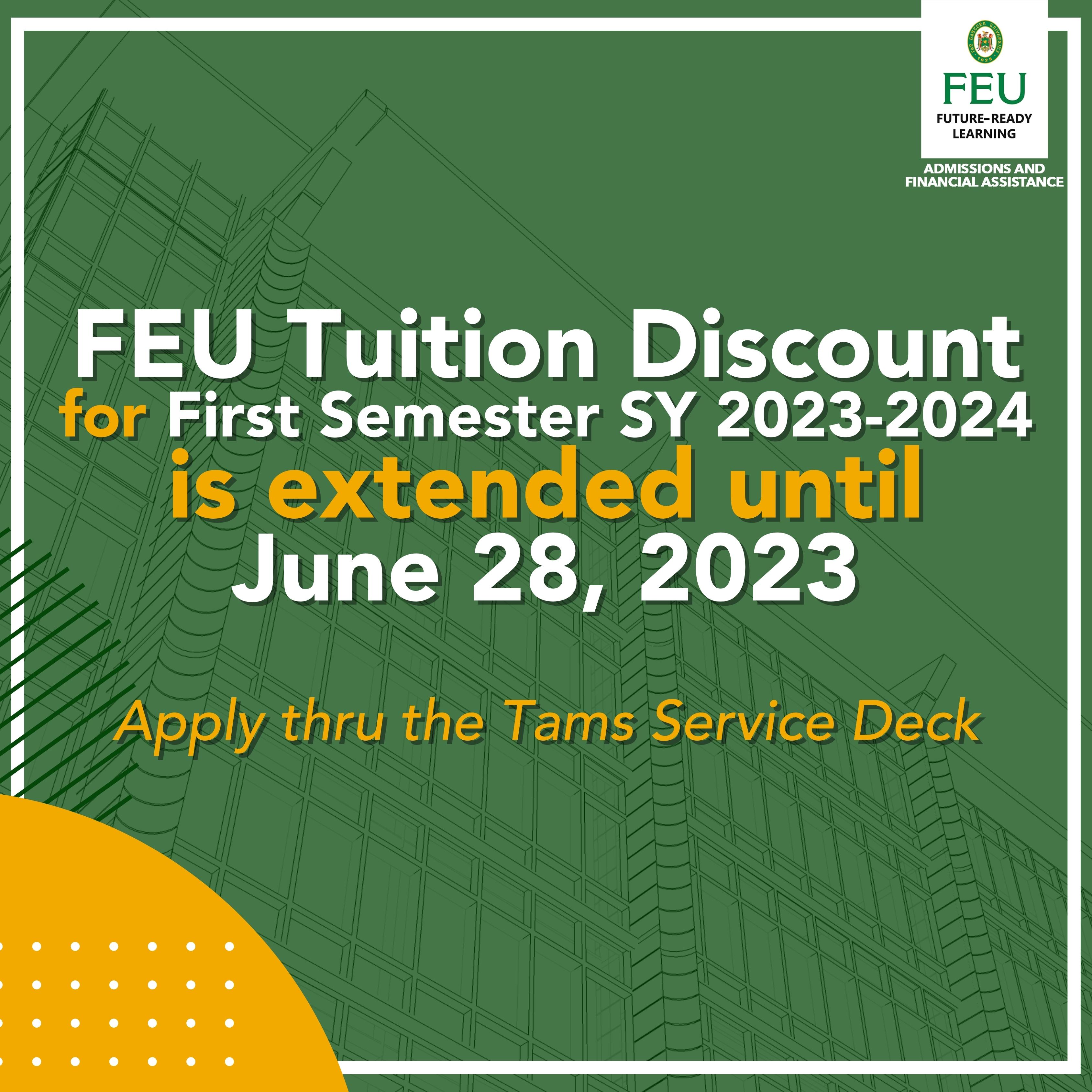 FEU TUITION DISCOUNT Far Eastern University FEU TUITION DISCOUNT Far Eastern University