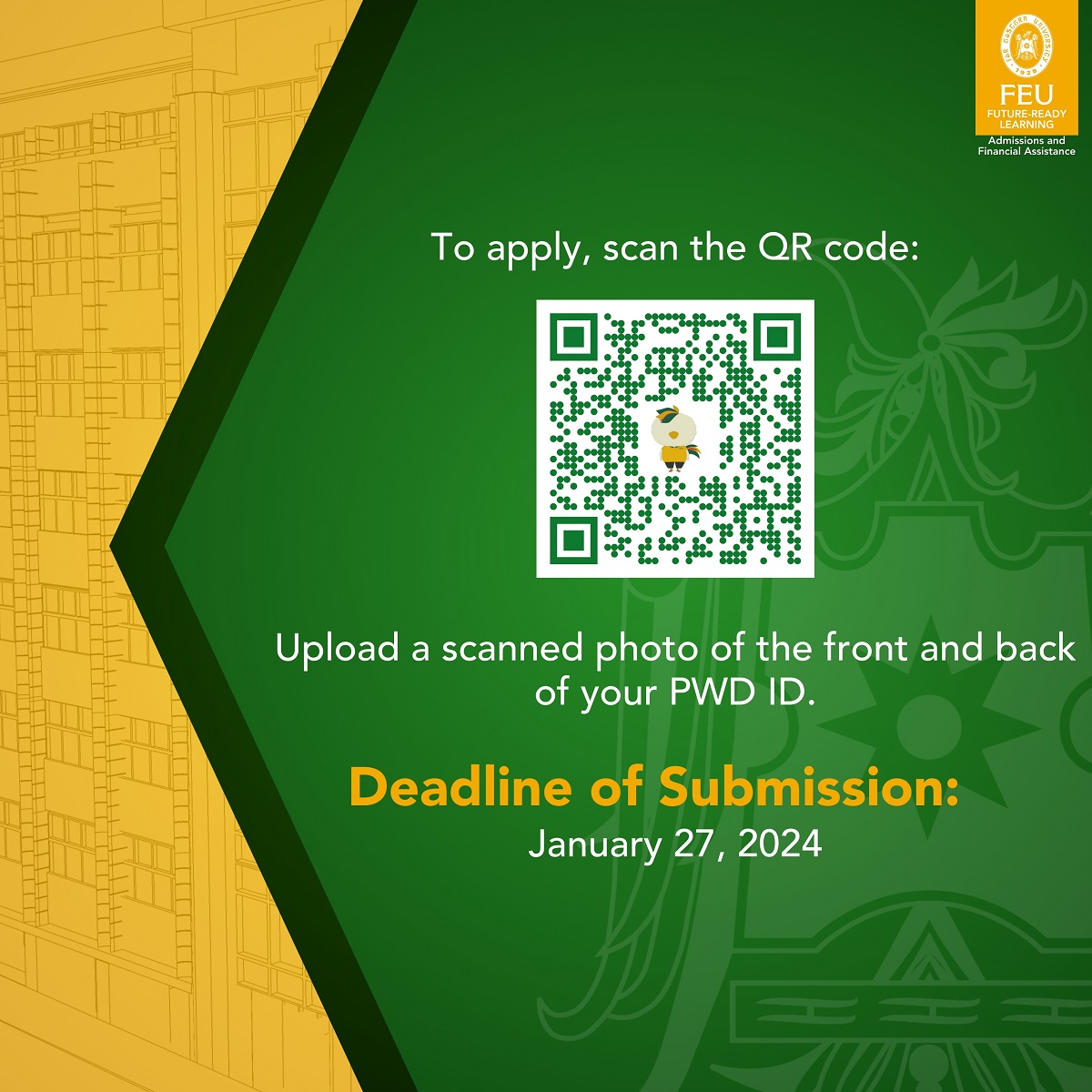 PWD Discount • Far Eastern University